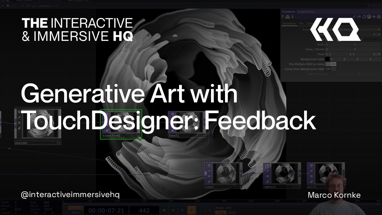 Generative Art with TouchDesigner: Feedback - TouchDesigner Tutorial 186