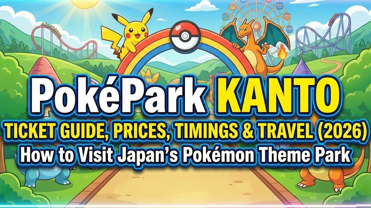 PokePark KANTO : Japan’s #Pokemon Theme Park—Tickets, Prices,Timings & Travel Guide #pokepark #japan