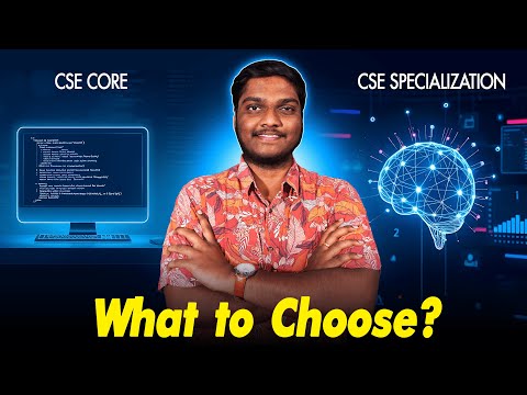 Difference between Core CSE and CSE Specialization in Telugu