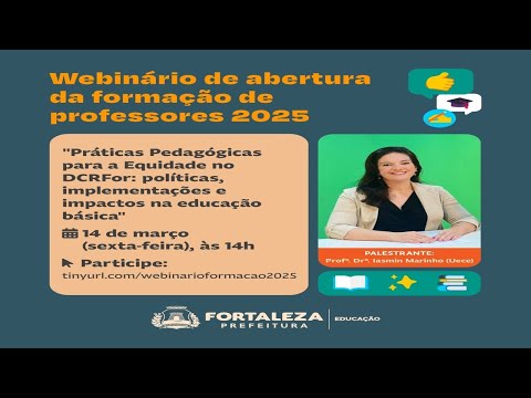 Seminário de abertura Formação de Professores - Educação Infantil e Ensino Fundamental