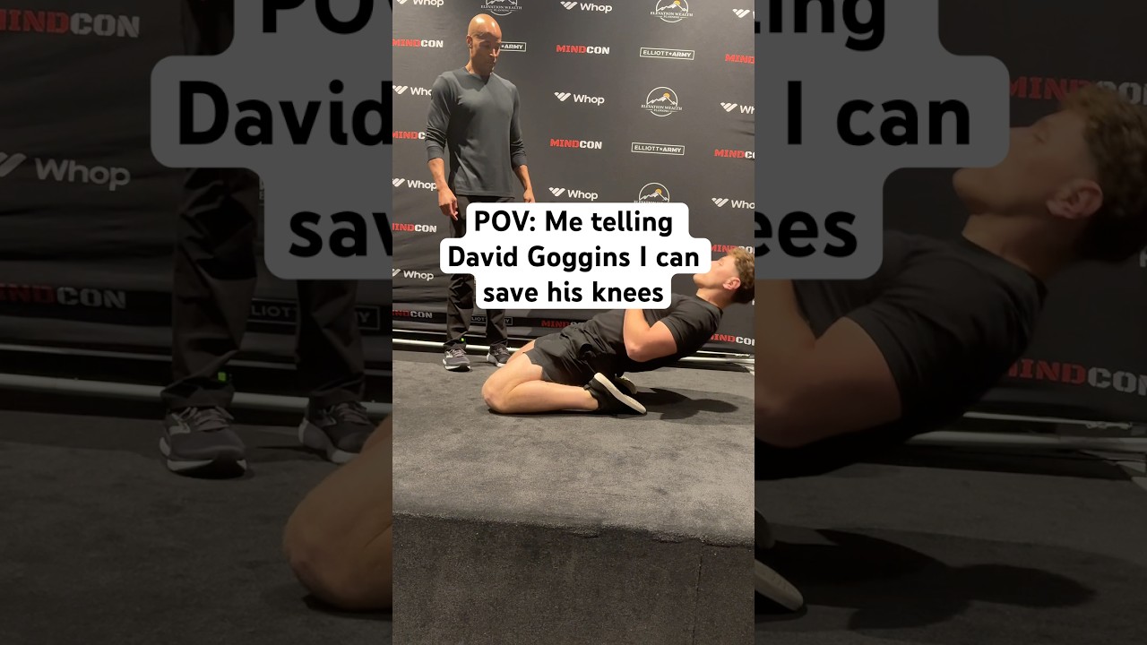 Telling David Goggins I Can Save His Knees