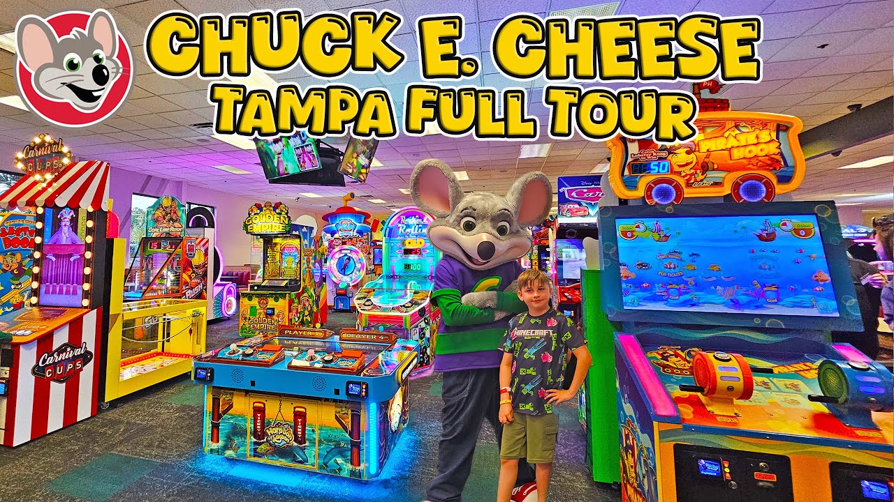 Inside Chuck E. Cheese Tampa Arcade and Playground (Feb 2026) [4K]