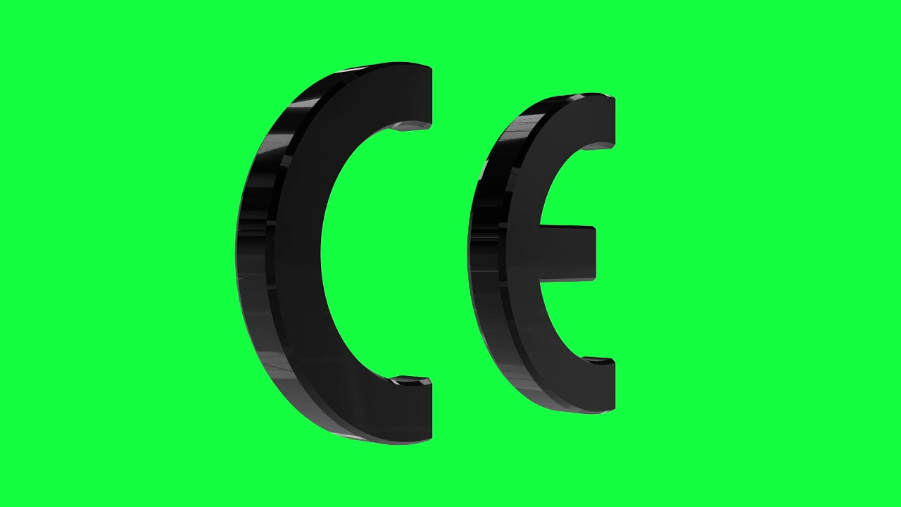 CE Marketing Green Screen Logo Loop Chroma Animation