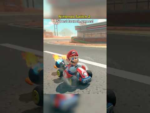 Top 5 Nintendo Switch 2 launch games 🎮👾 #gaming