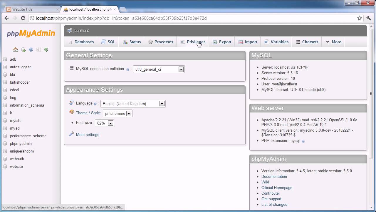PHP Tutorials: Register & Login (Part 4): Database Connection