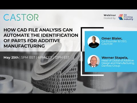 CAD File Analysis For AM Part Identification with CASTOR and Danfoss