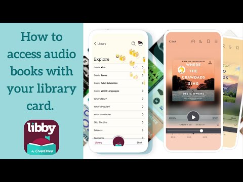 How to use the Libby app to listen to audio books.