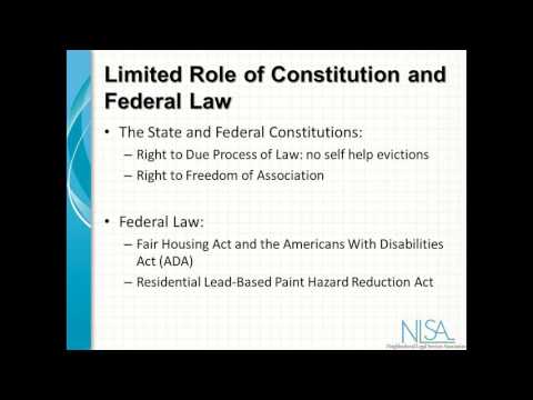 Webinar: The Basics of Landlord-Tenant Law