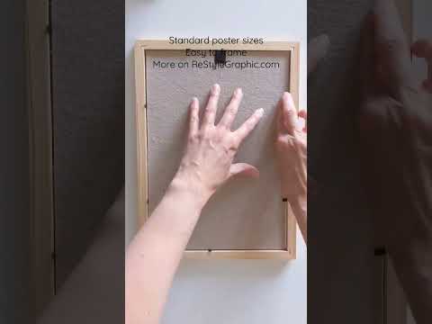 Easy to frame, fit for standard frame sizes #homedecor #kidsroom #shortsvideo