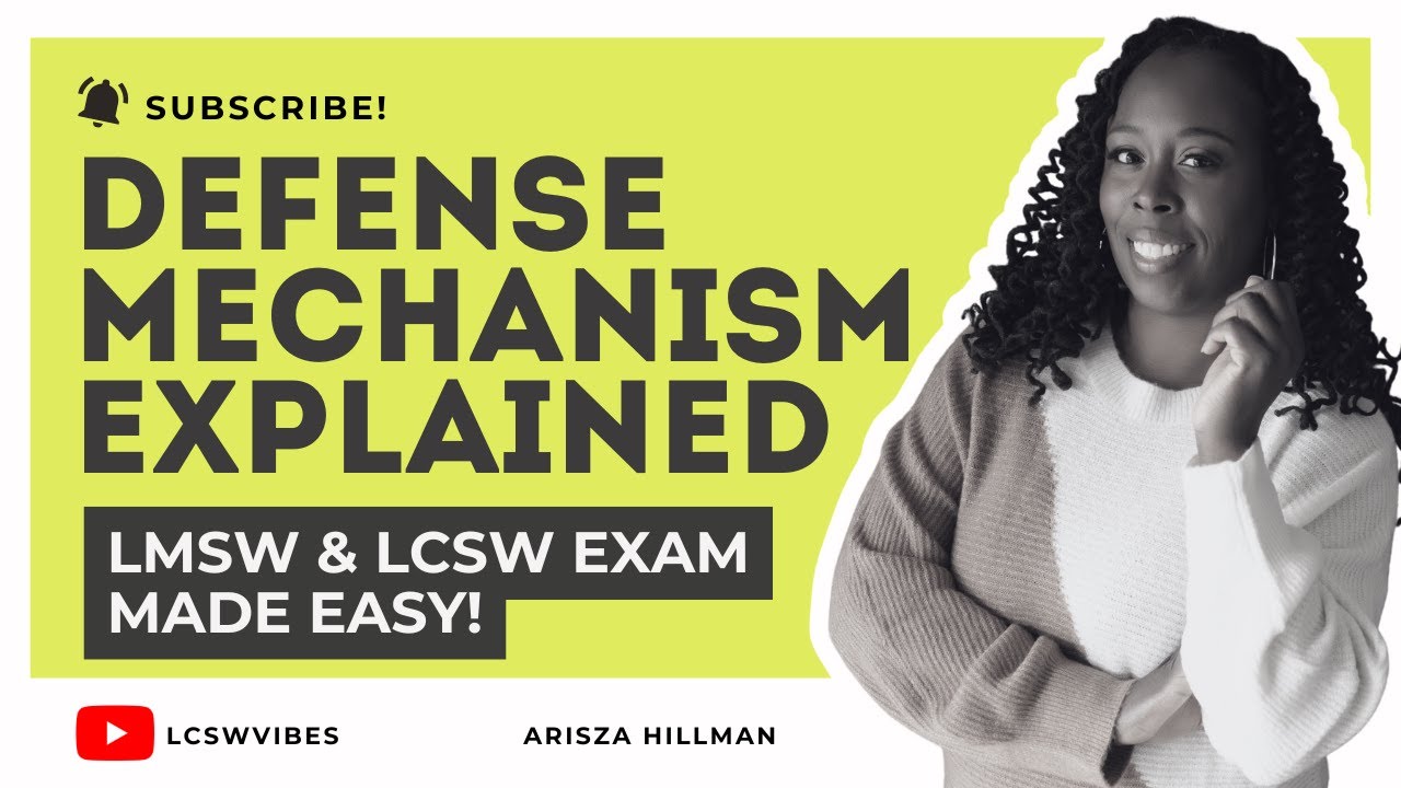 Defense Mechanisms Decoded: Master Them for the ASWB Exam! || LCSWVIBES