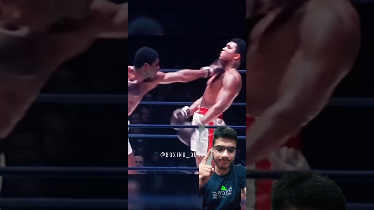 Slow Motion Breakdown: Muhammad Ali's Head Movement Mastery! 🐢⚡ #boxing #knockout #youtubeboxing