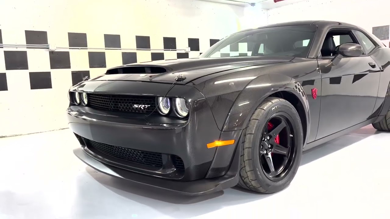One-Off 1,000+ HP Carbon Fiber SRT Demon Costs the Same as a Pair of ...
