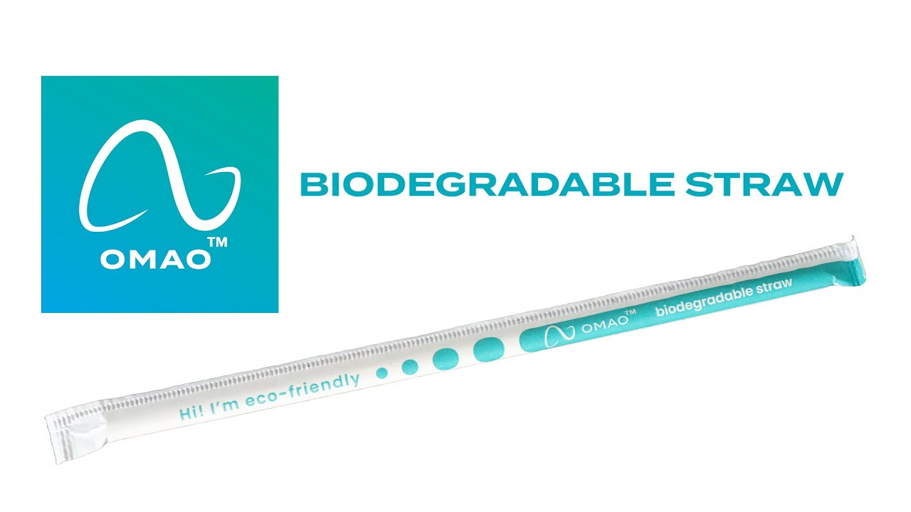 OMAO Biodegradable Straws - Drink guilt free!