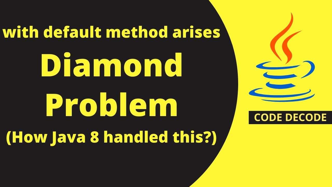 Diamond/Ambiguity problem of multiple inheritance due to Default methods in Java 8 [ SOLVED !! ]