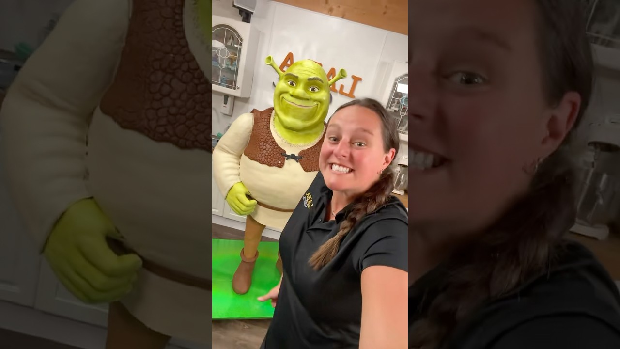 Lifesize Shrek cake!