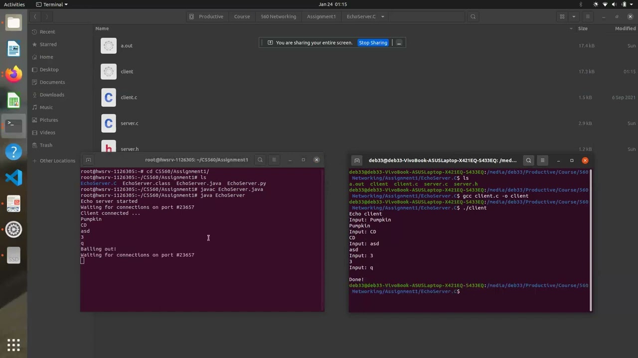 CS560 - Programming Assignment 1 - Setting up Environment