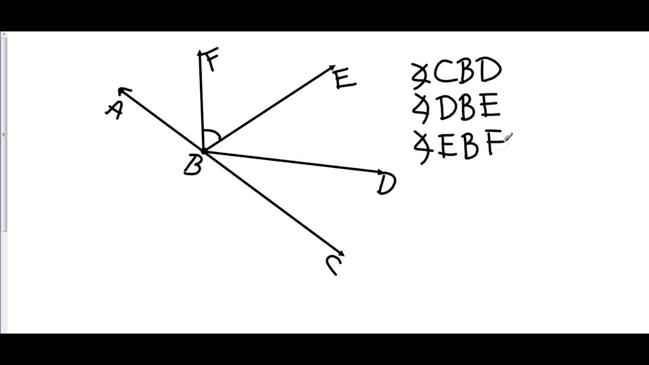 Geometry 1 4 Angle Measure