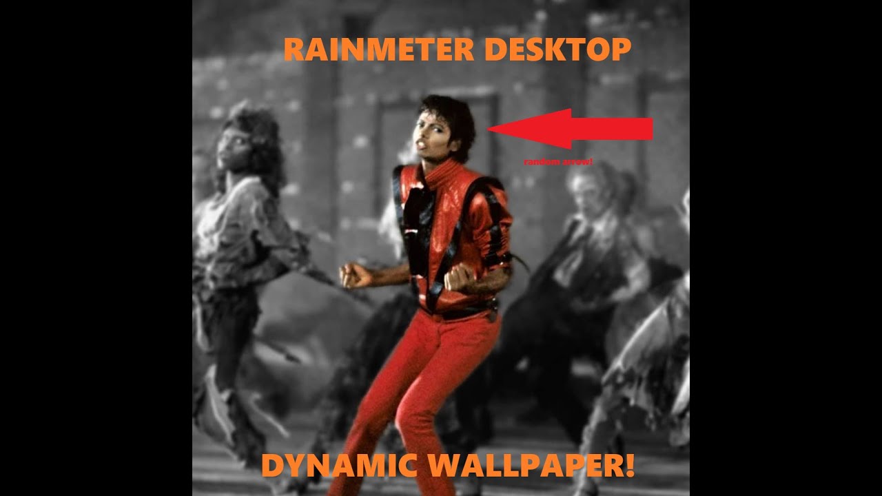 Michael Jackson Rainmeter Dynamic Wallpaper