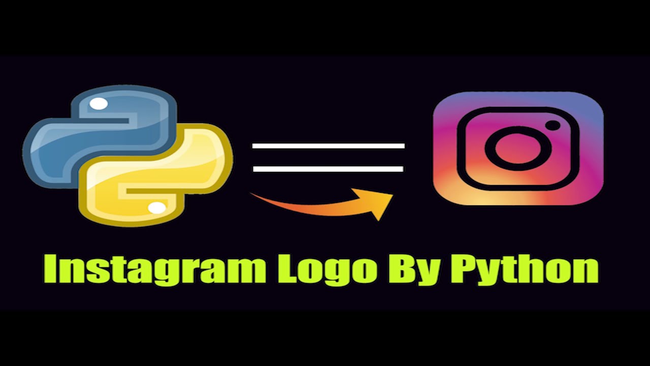 HOW TO DRAW INSTAGRAM LOGO BY PYTHON TURTLE-python turtle gui tutorial