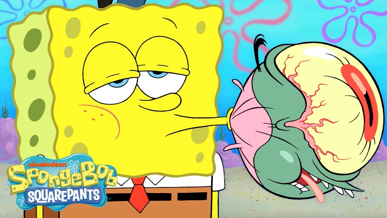 Plankton's GROSSEST Scheme Yet?! 🤢 | Full Scene | SpongeBob