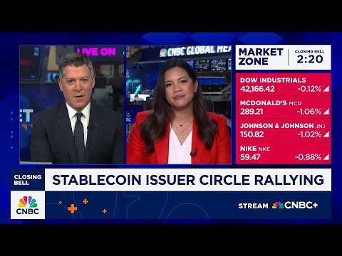 Circle, Coinbase shares rise after Senate passes stablecoin legislation