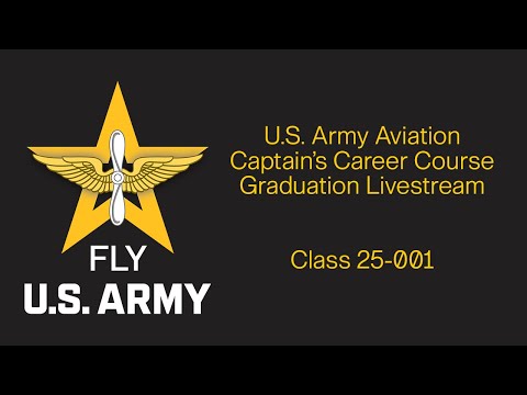 U.S. Army Captain's Career Course Class 25-001 Graduation