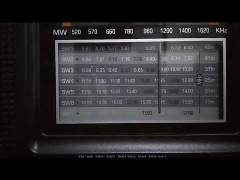 BSKSA Holy Quran SW 17615 kHz from Saudi Arabia using Tens TSR 606