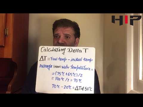 How to calculate Delta T