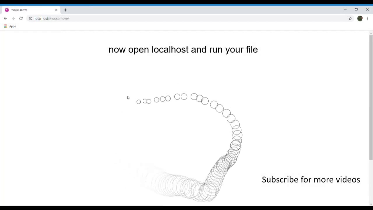 JavaScript tutorial : javascript mouse movement events