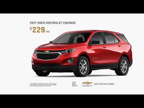 GM Certified Pre-Owned SUVs for Only $229 a Month