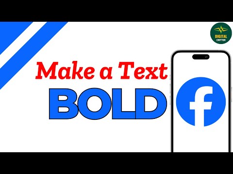 How to type bold text on Facebook ?