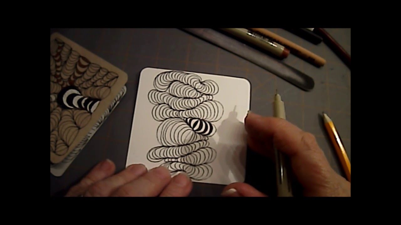 Mr  E  Tangle Pattern  Lesson #23