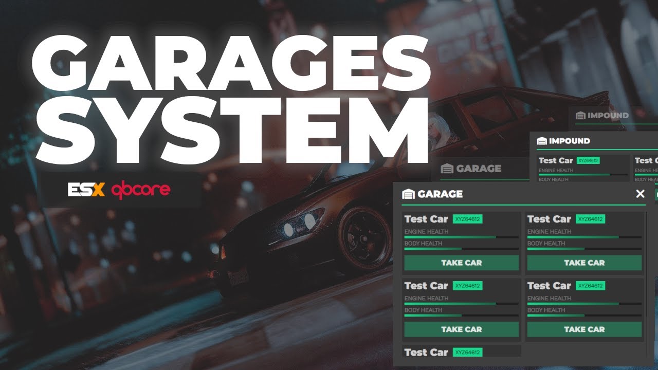 Job Garages | FiveM Assets