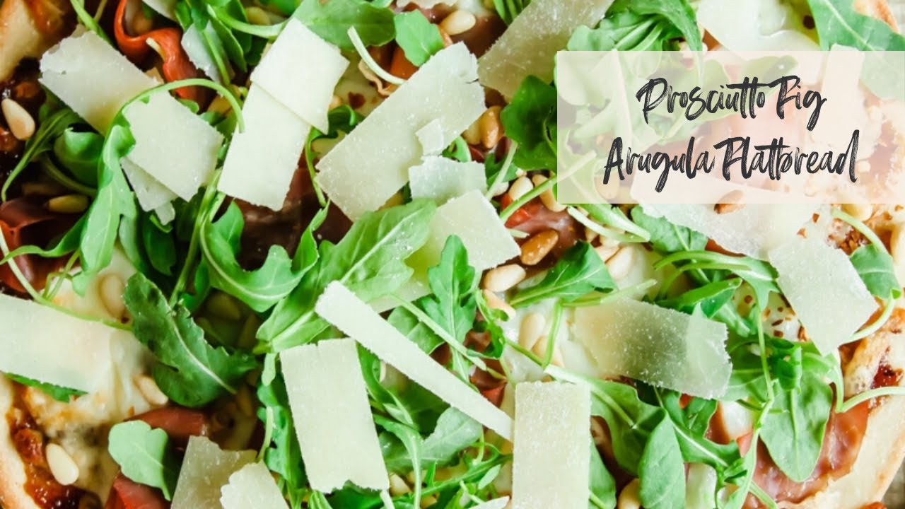 How to make an easy Prosciutto, Fig and Arugula Flatbread
