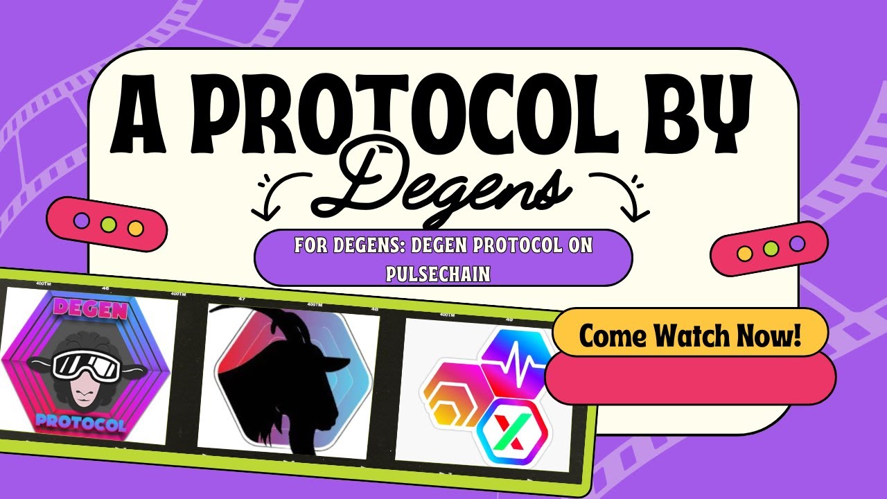 A Protocol By Degens For Degens: Degen Protocol On PulseChain