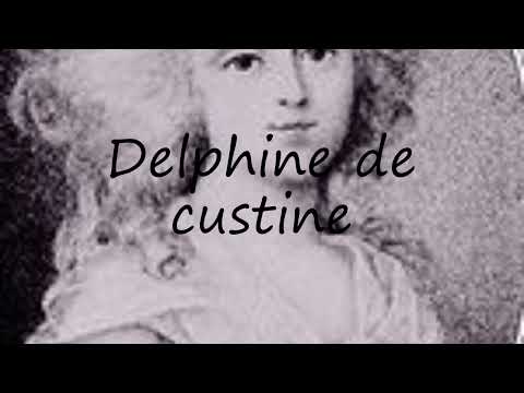 How to pronounce Delphine de custine in Dutch?
