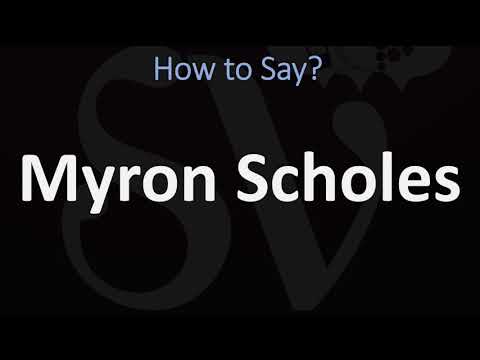 How to Pronounce Myron Scholes? (CORRECTLY)