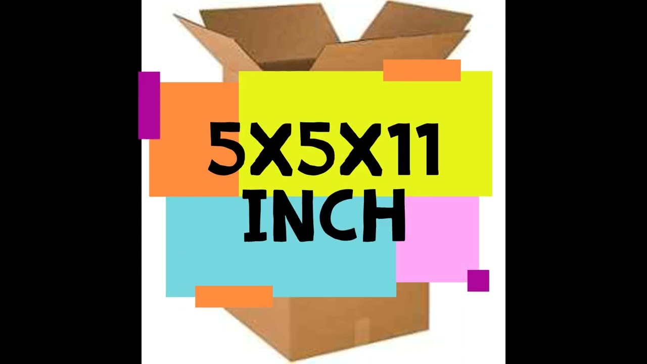 3 Ply Corrugated Box 5x5x11