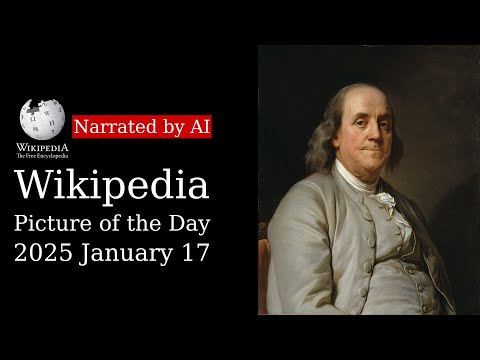 Wikipedia Picture of the Day: 2025-01-17 - Benjamin Franklin (Narrated by Brian)