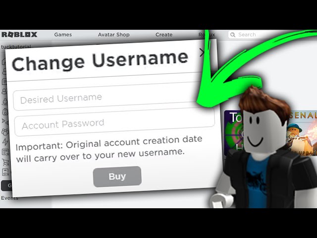 How to get a username in Roblox in 2025