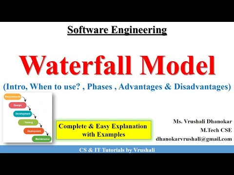 SE 4 : Understand Waterfall Model in 10 Minutes with Real Life Examples @csittutorialsbyvrushali