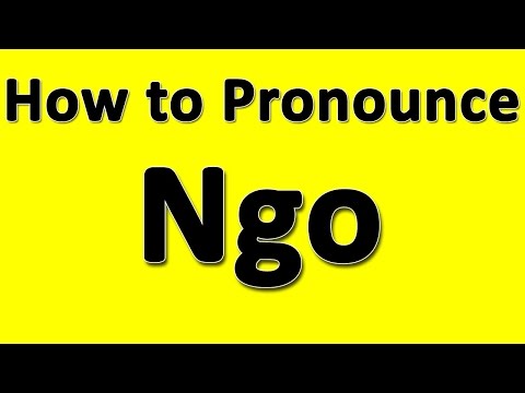 How to Pronounce Ngo