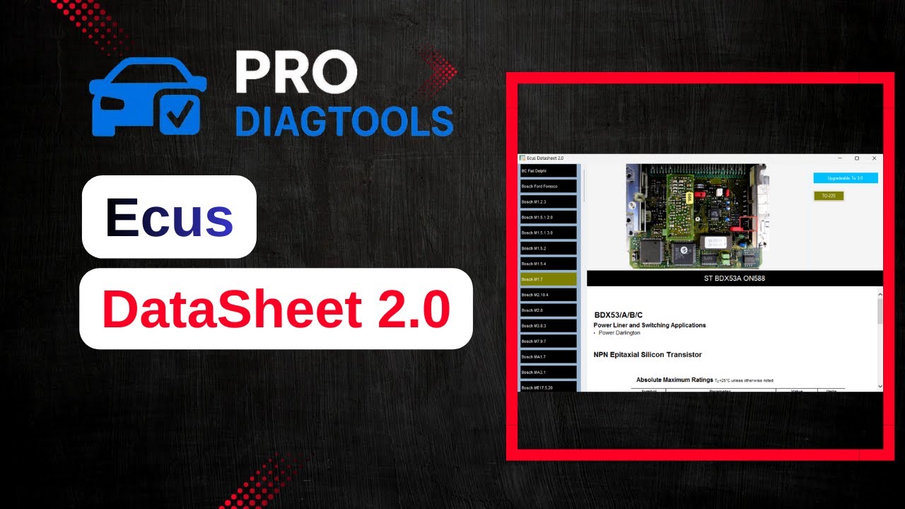 Ecus DataSheet 2.0 – ECU Schematic Database with PCB Schematics & Component Info