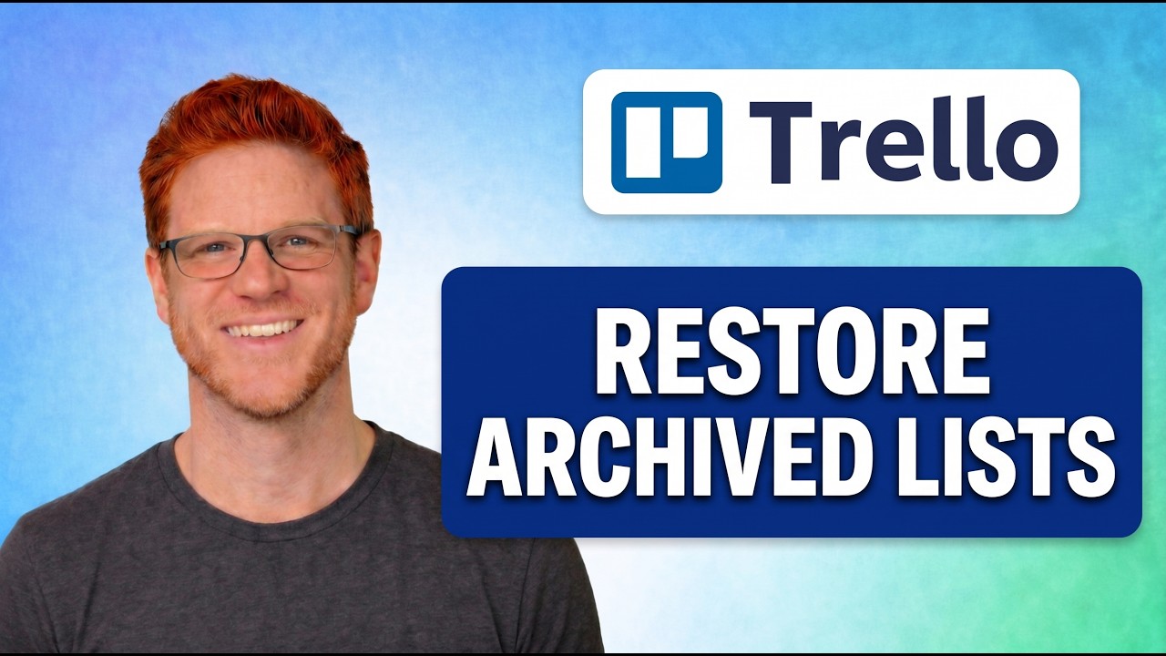 How To Restore Archived Lists On Trello [QUICK TUTORIAL]