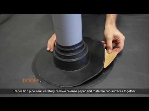 How to Fit EPDM to an Internal Drain Outlet | RubberRoofs