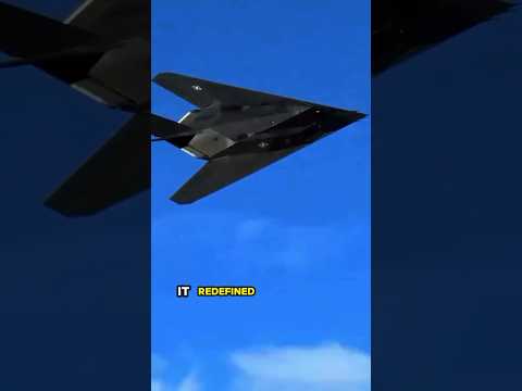 F-117 Nighthawk: The stealth legend! ✈️⚡ #F117 #StealthFighter #AviationMarvel #shorts #viralvideo