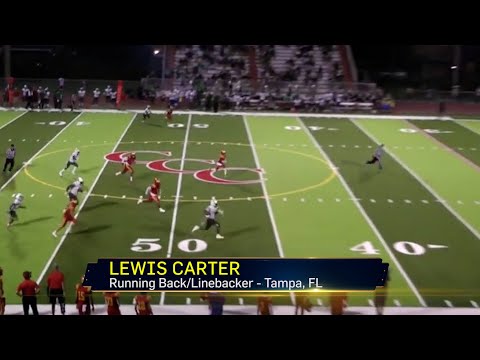 Oklahoma Commit Lewis Carter is an All-American and a Two-Way Star for ...