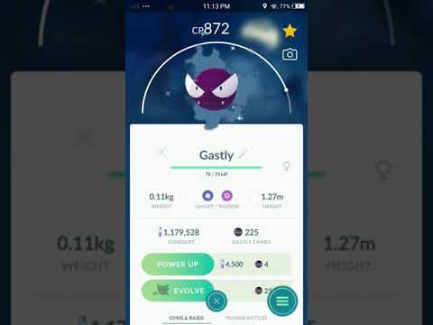 Shiny Gastly | Evolution | Pokemon GO