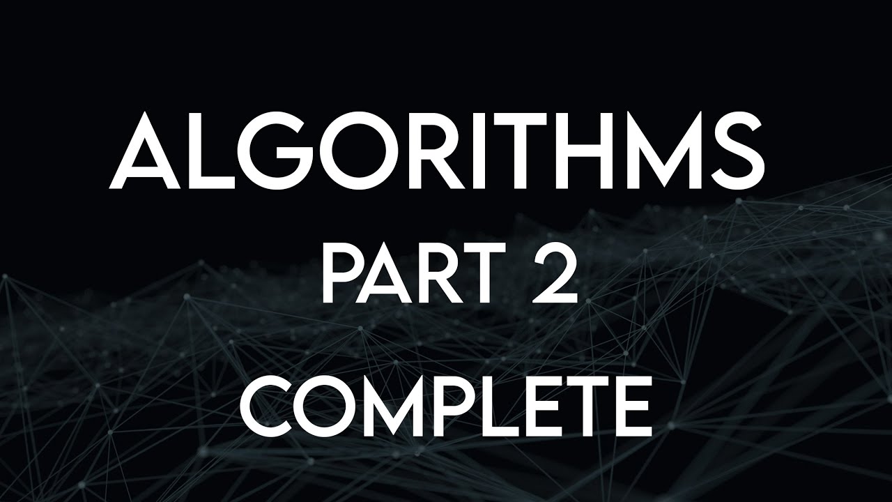 Algorithms part 2 (1/2)