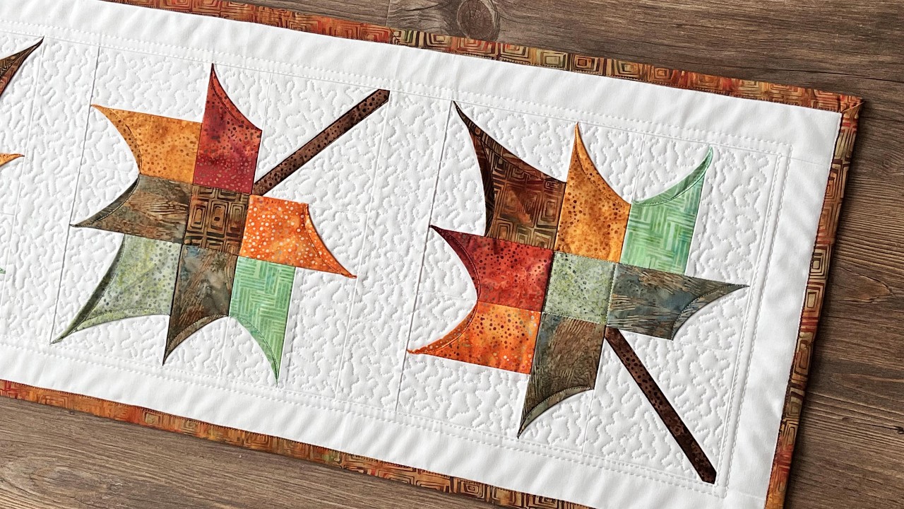 Sew an Autumn Table Runner 🍂 | Easy & Quick Patchwork Tutorial
